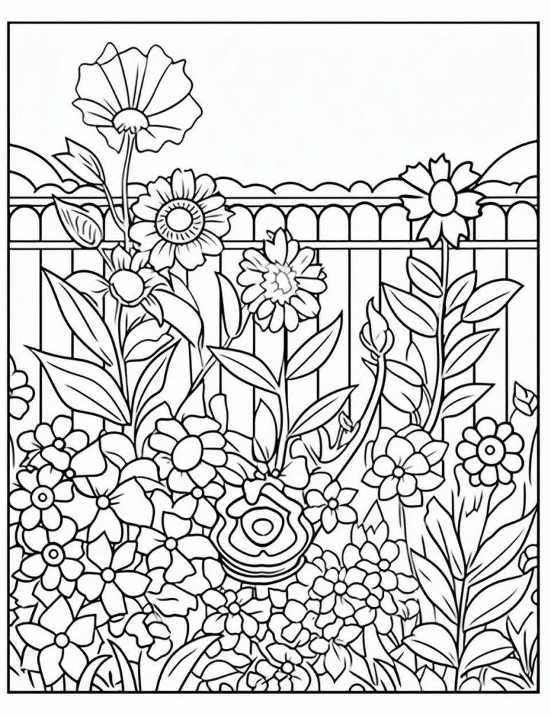 Garden Color Sheets (Free + Printable) | Kokoprint.com