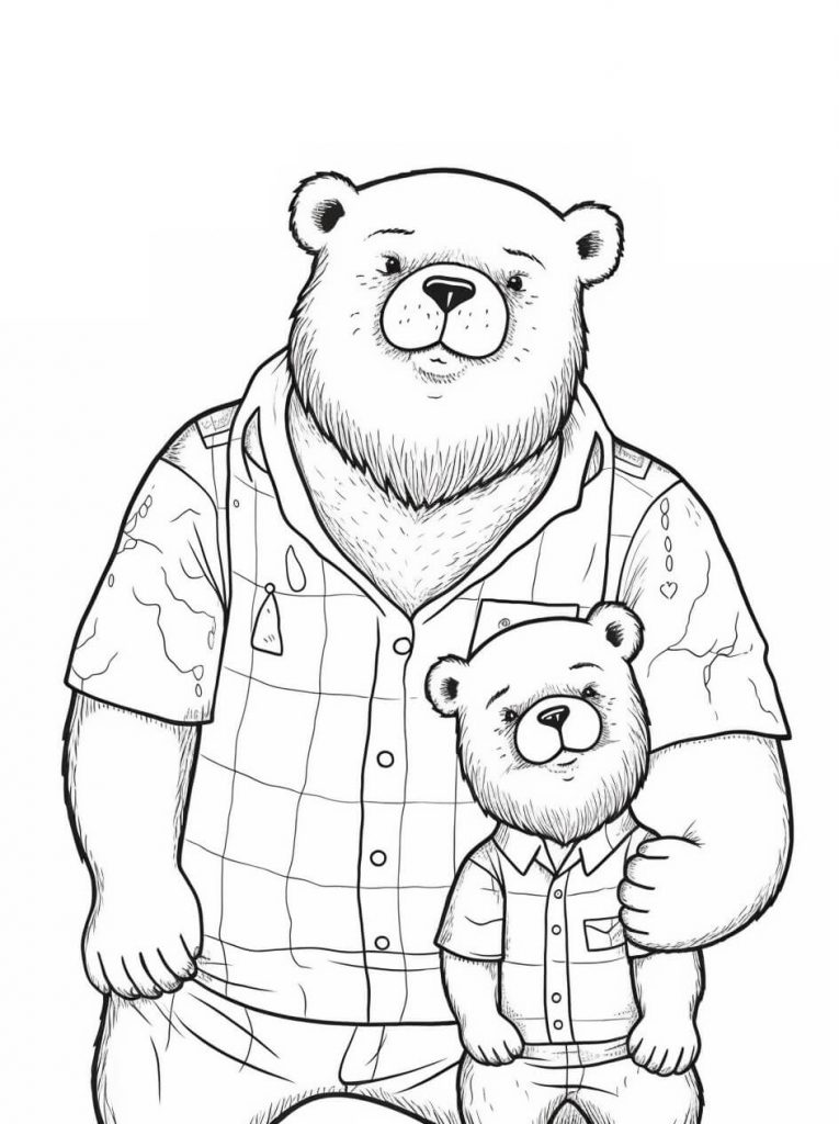 Happy Father's Day picture to color (free & printable)