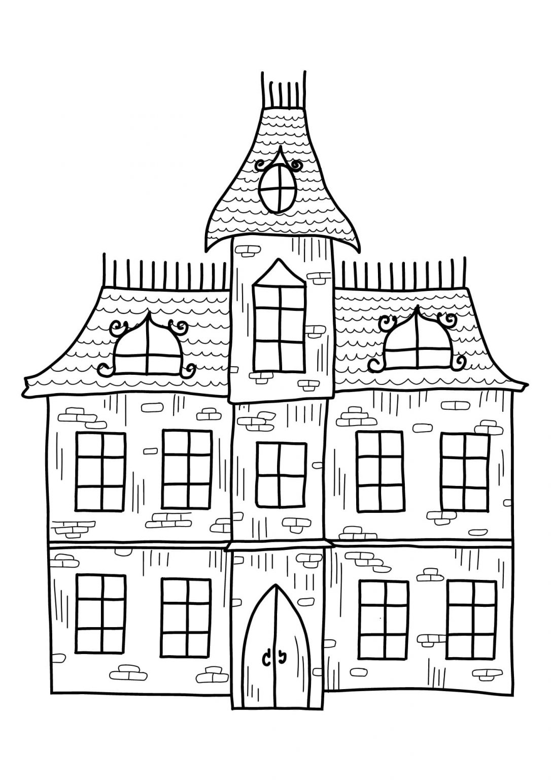 Haunted Mansion Color Sheets (Free + Printable)