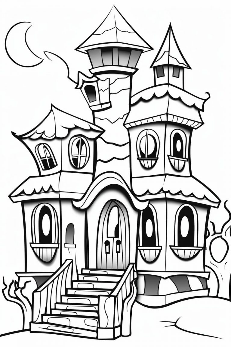 Haunted Mansion Color Sheets (Free + Printable)