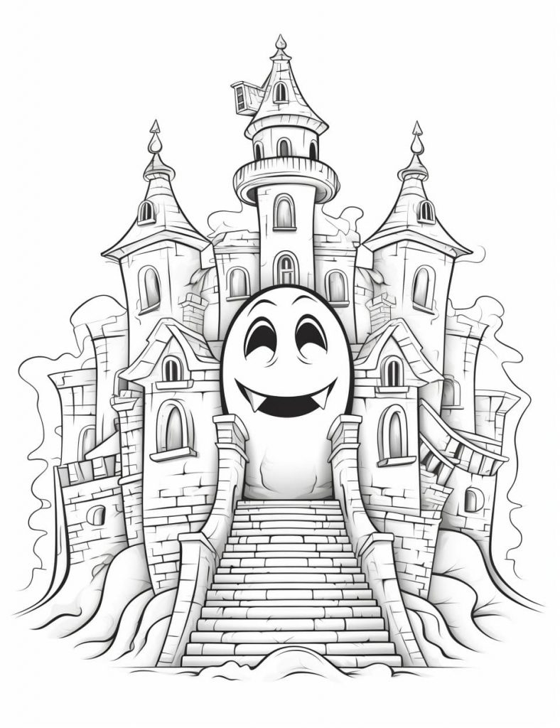 Haunted Mansion Color Sheets (Free + Printable)