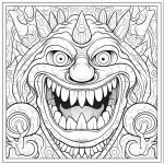 Horror Color Sheets (Free + Printable)