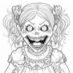 Horror Color Sheets (Free + Printable)