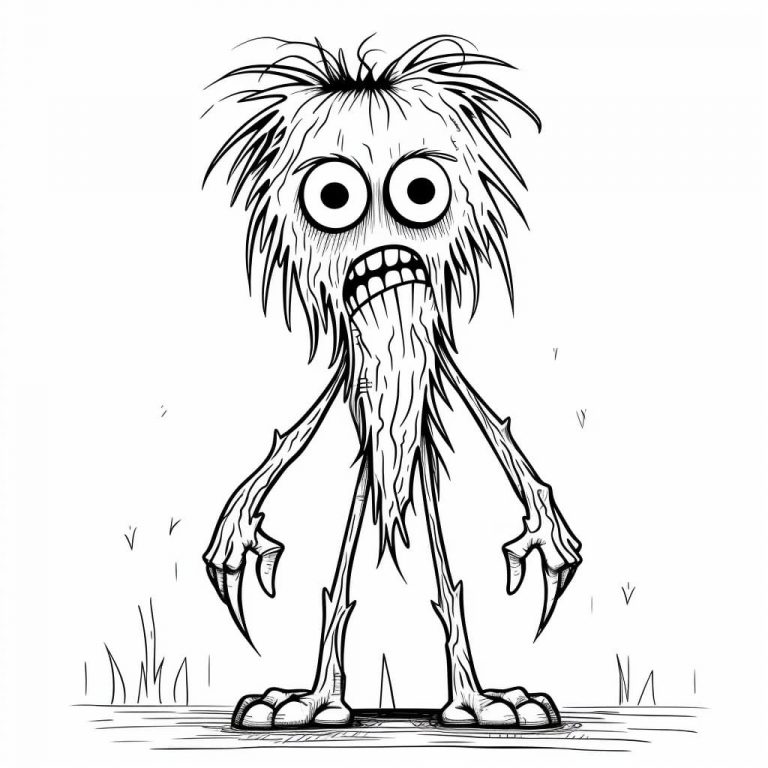 Horror Color Sheets (Free + Printable)