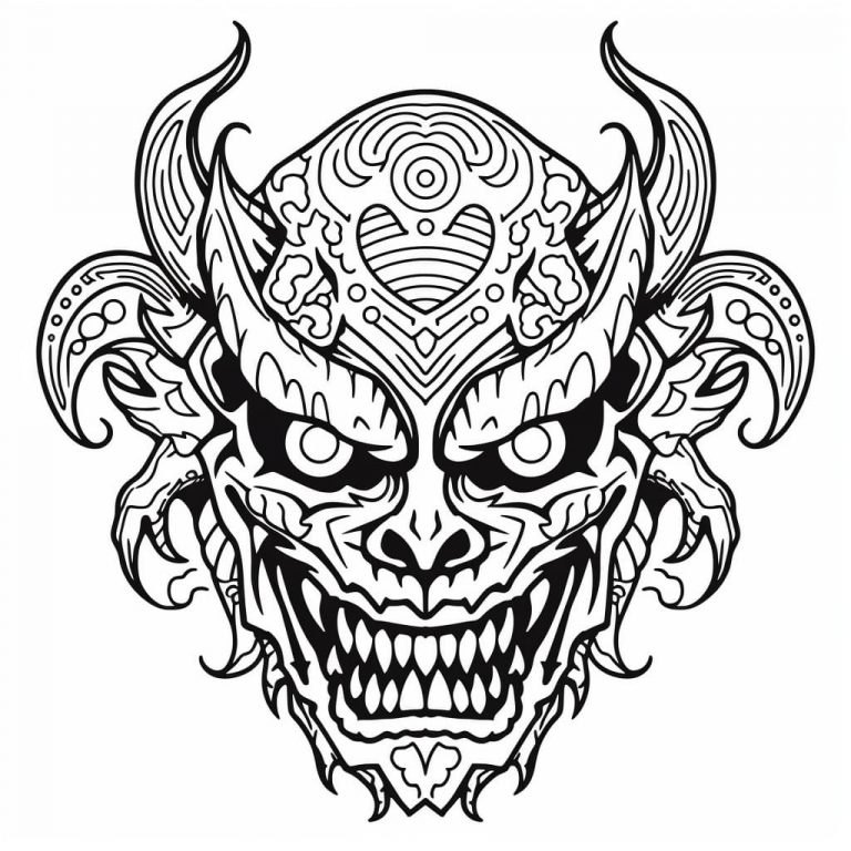 Horror Color Sheets (Free + Printable)