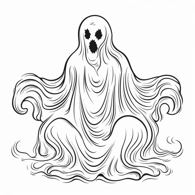 Horror Color Sheets (Free + Printable)