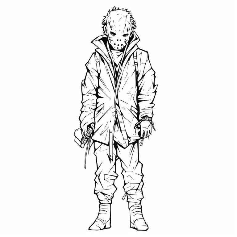 Horror Color Sheets (Free + Printable)