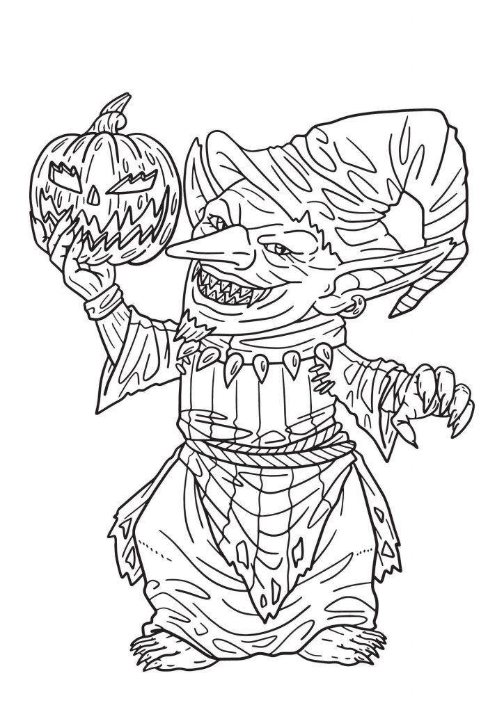 Horror Color Sheets (Free + Printable)