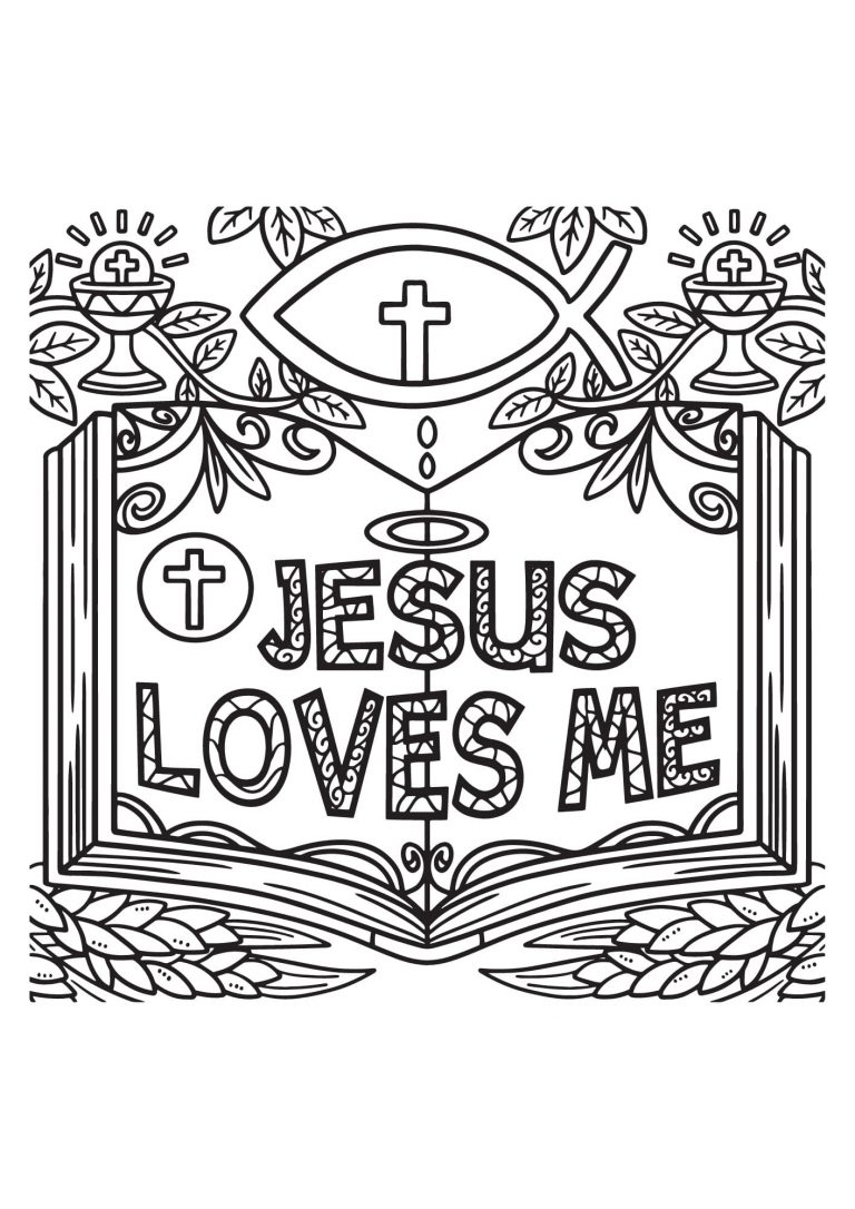 Jesus Color Sheet (Free + Printable)