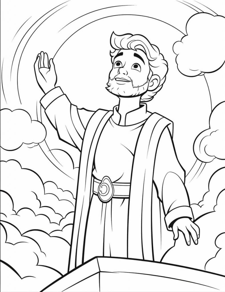 Joseph coloring pages from the Bible (free & printable)