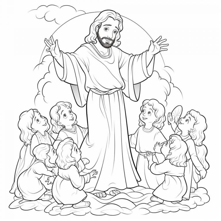 Joseph coloring pages from the Bible (free & printable)