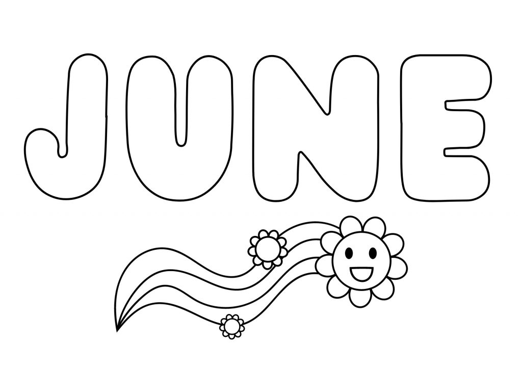 June Color Sheets (Free & Printable)