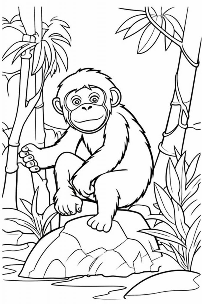 Jungle Color Sheets (Free + Printable)