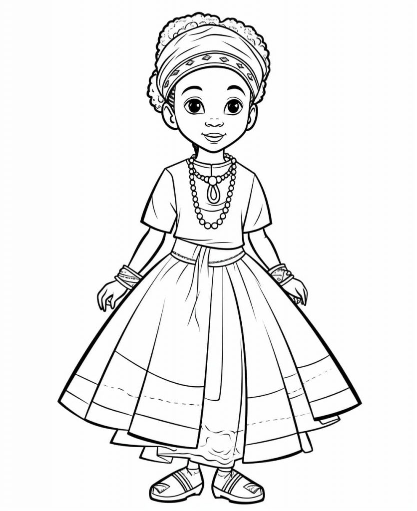 Kwanzaa Color Sheets (Free & Printable)