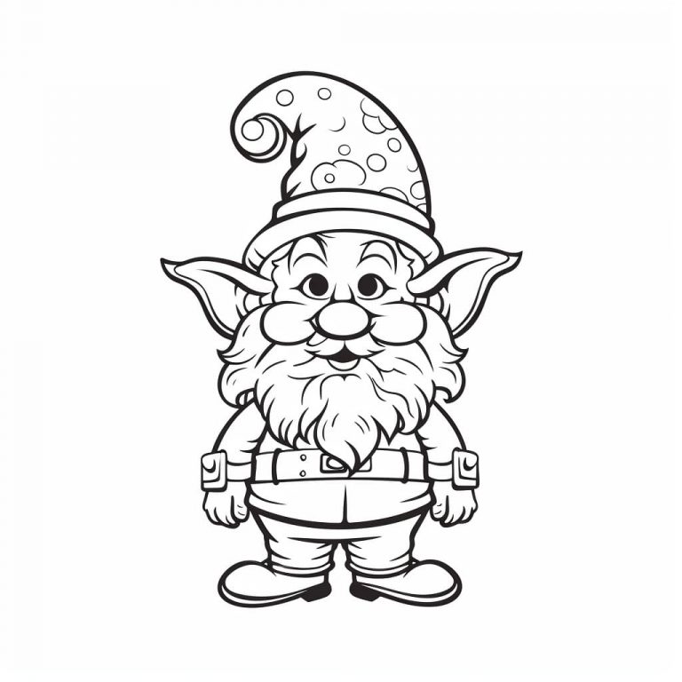 Duende | Dibujos para imprimir y colorear (gratis) - Kokoprint.com