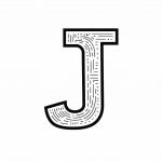 Letter J Coloring Sheet (Free + Printable)