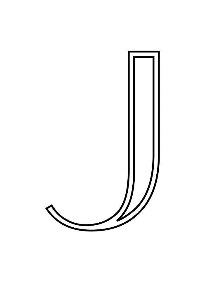 Letter J Coloring Sheet (Free + Printable)