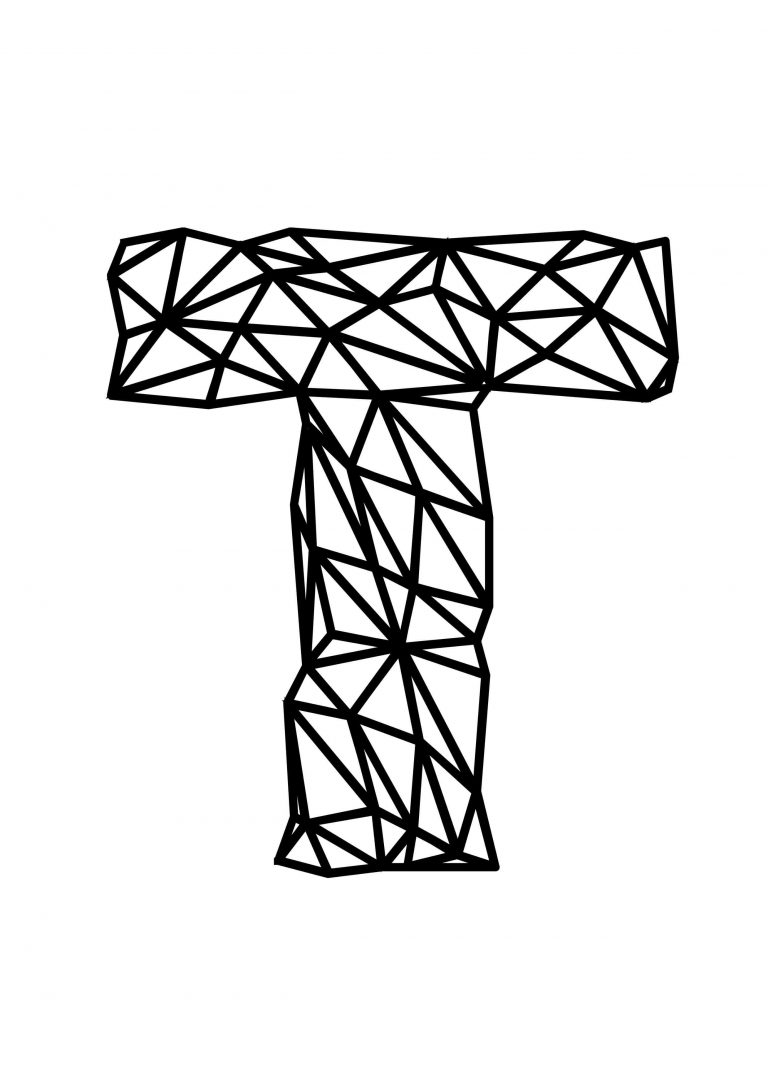 Letter T Coloring Sheet (Free + Printable)