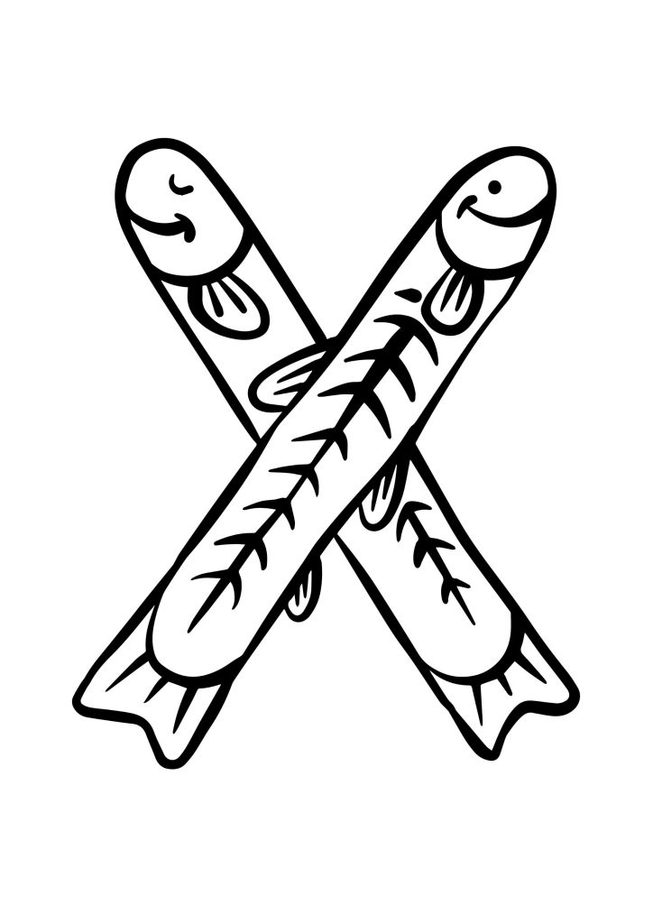 Letter X Coloring Sheet (Free + Printable)