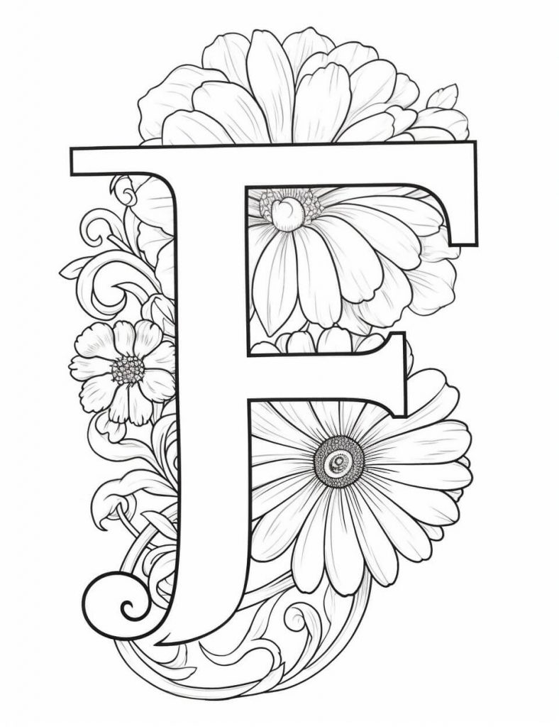 Letter F Coloring Sheet (Free + Printable)