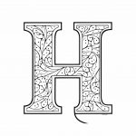 Letter H Coloring Sheet (Free + Printable)