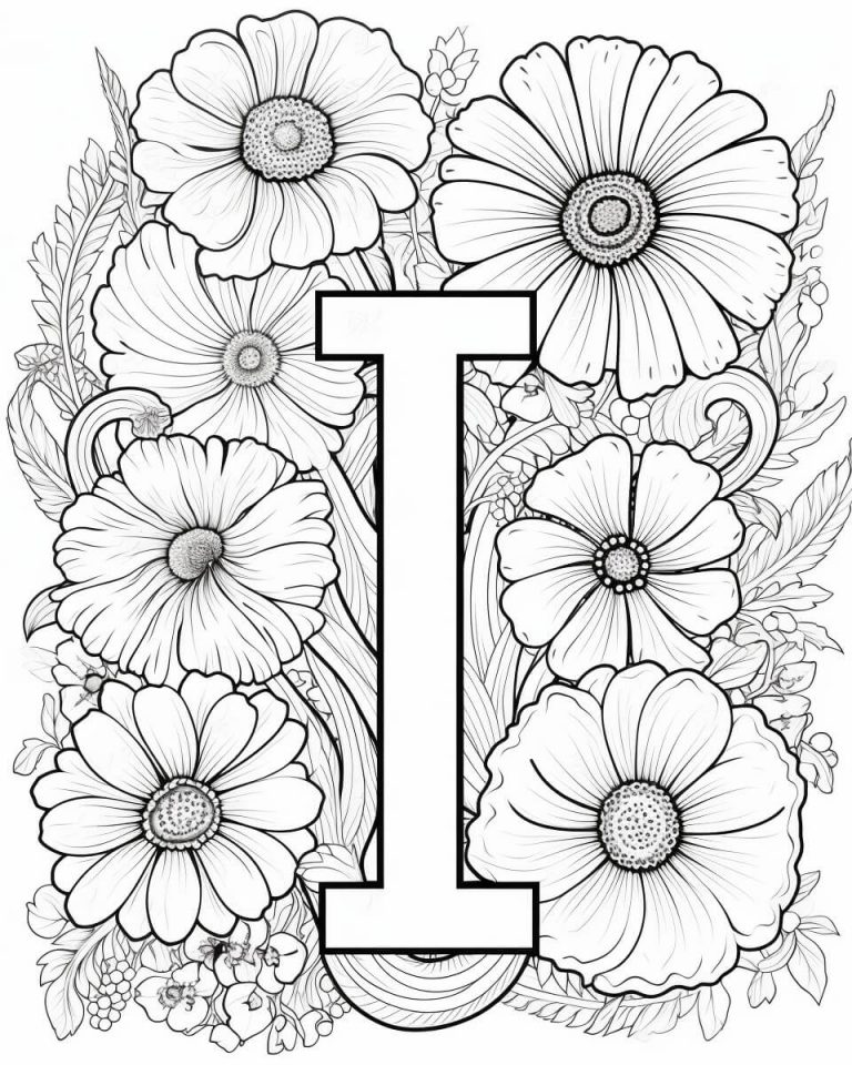 Letter I Coloring Sheet (Free + Printable)