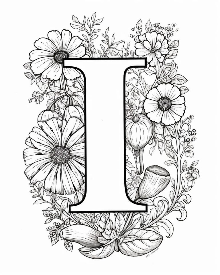 Letter I Coloring Sheet (Free + Printable)
