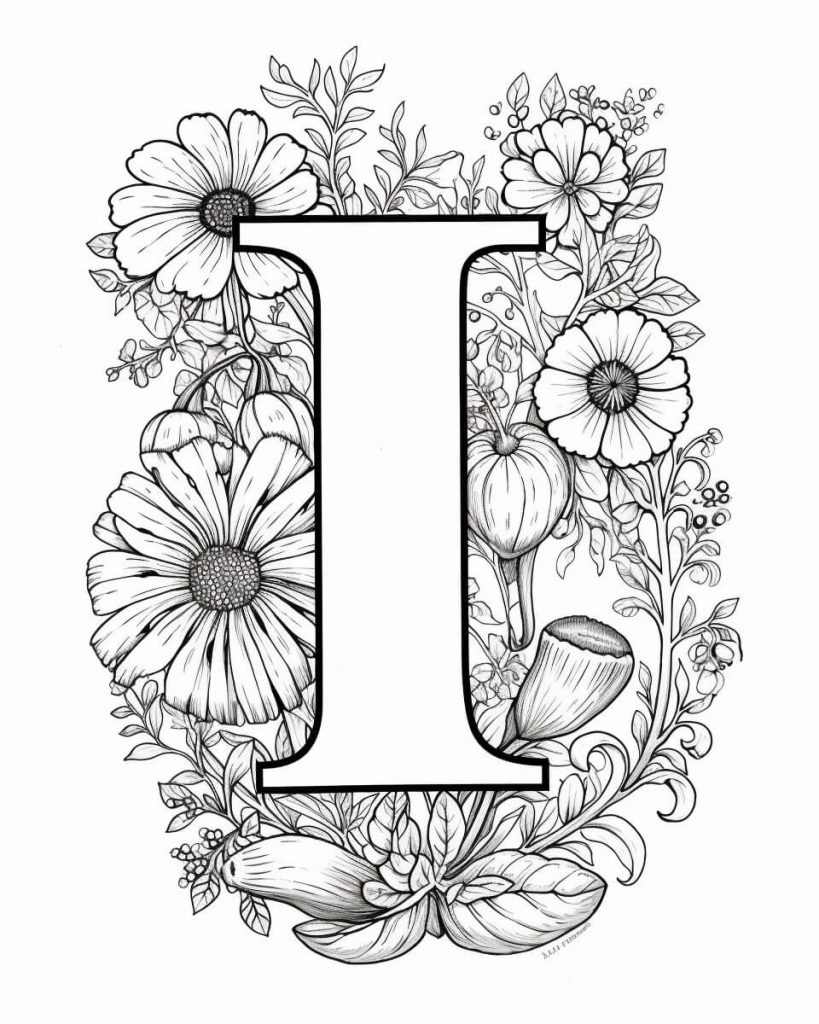 Letter I Coloring Sheet (Free + Printable)