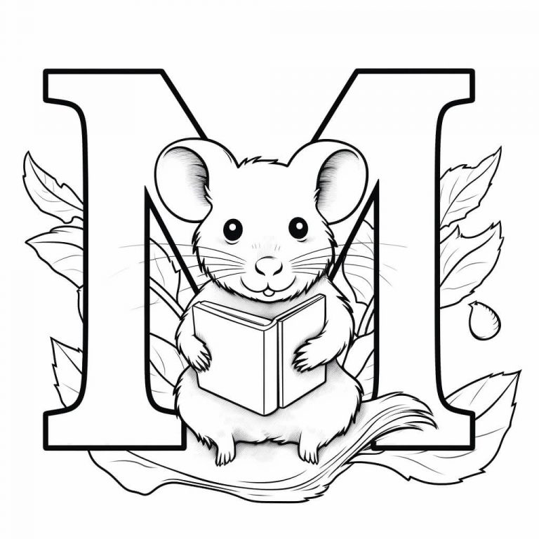 Letter M Coloring Sheet (Free + Printable)