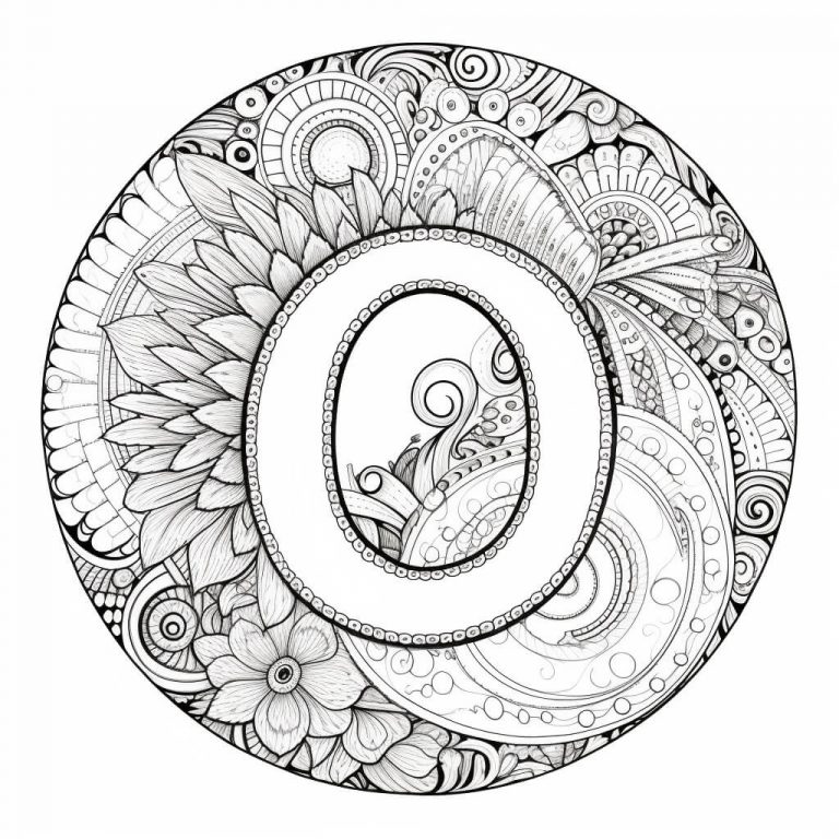 Letter O Coloring Sheet (Free Printables)