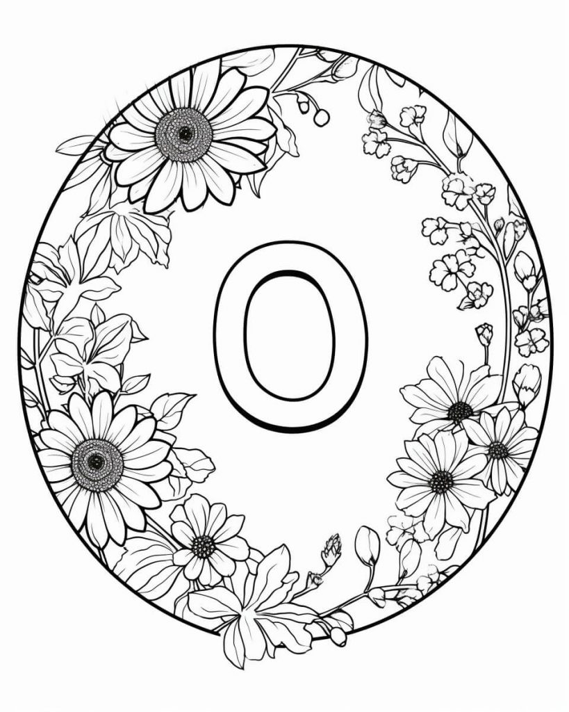 Letter O Coloring Sheet (Free Printables)