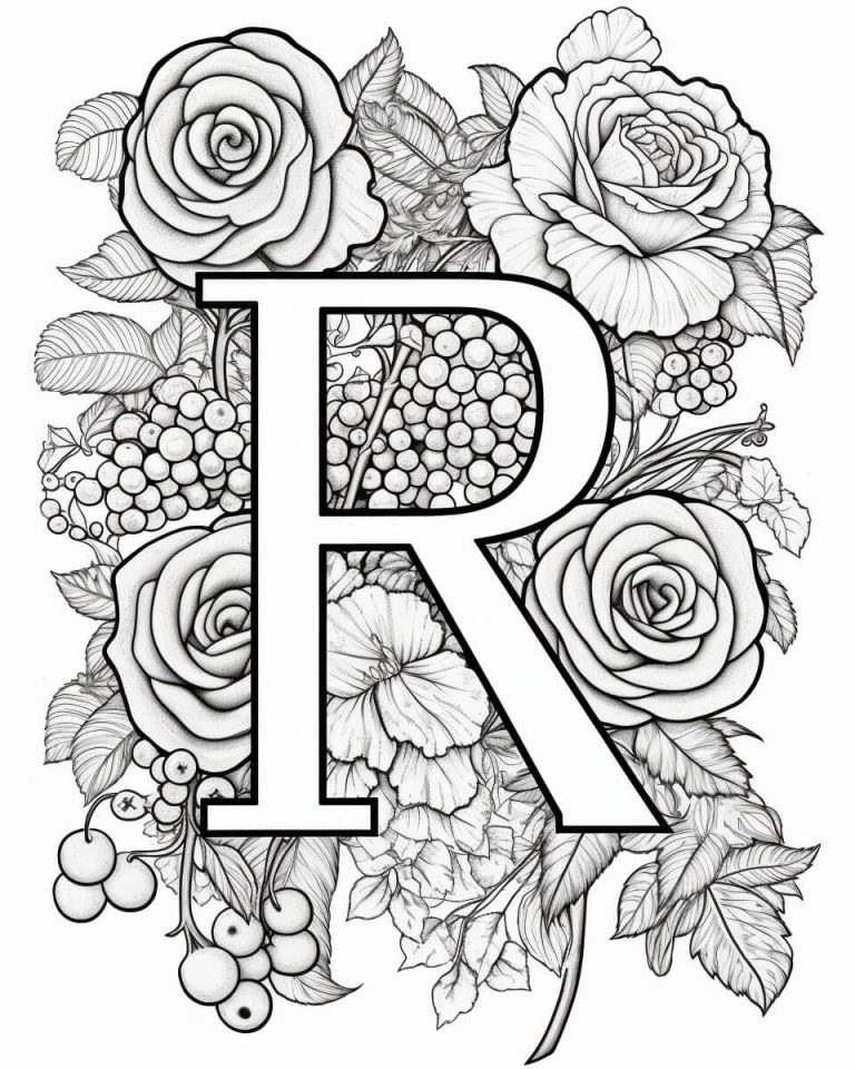 Letter R Coloring Sheet (Free + Printable)