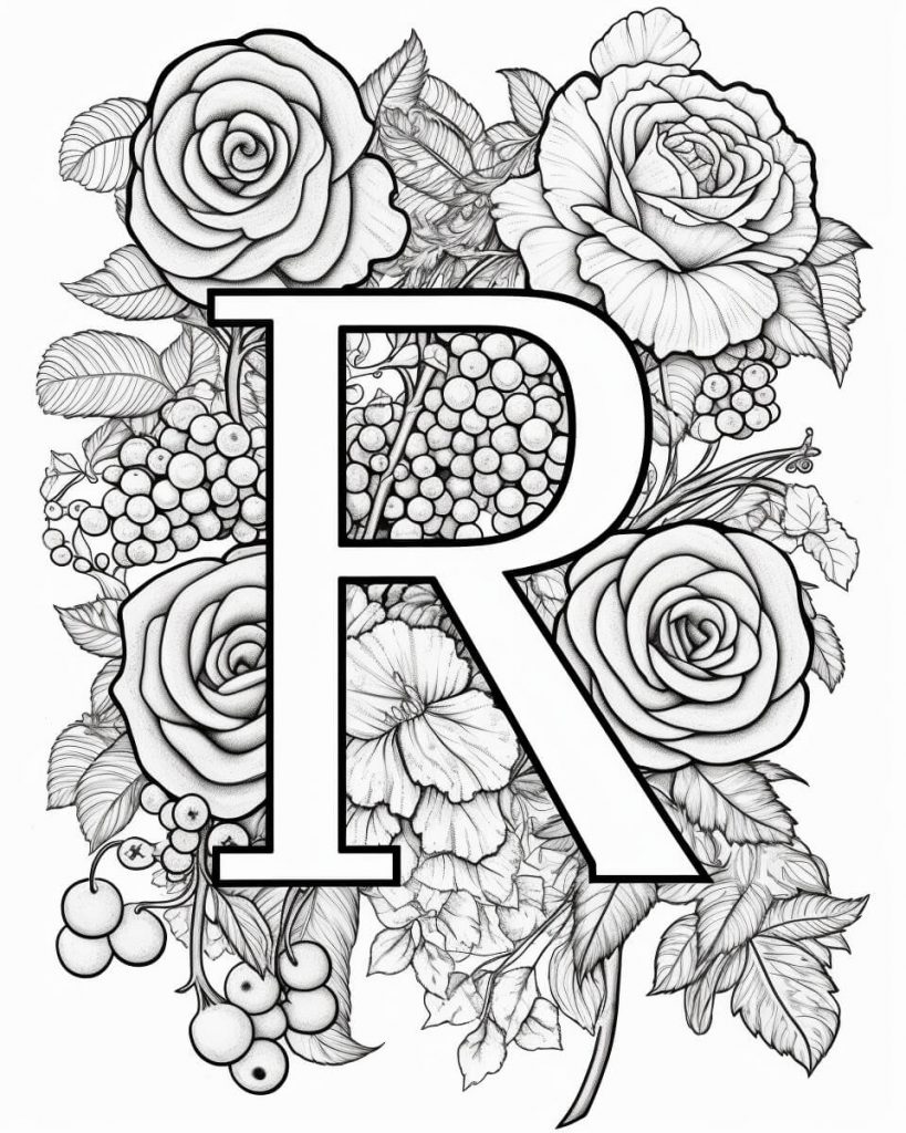 Letter R Coloring Sheet (Free + Printable)
