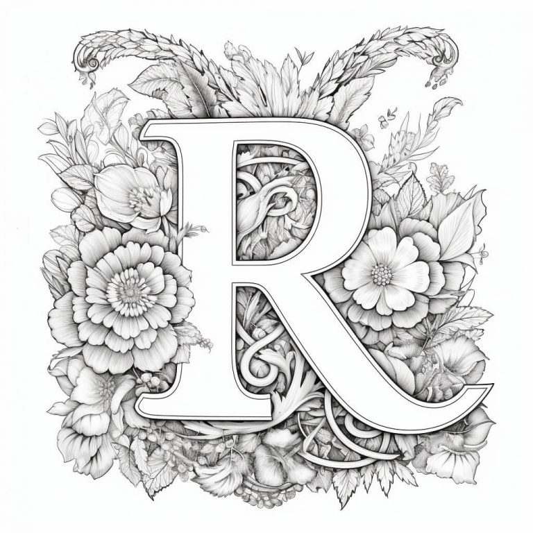 Letter R Coloring Sheet (Free + Printable)