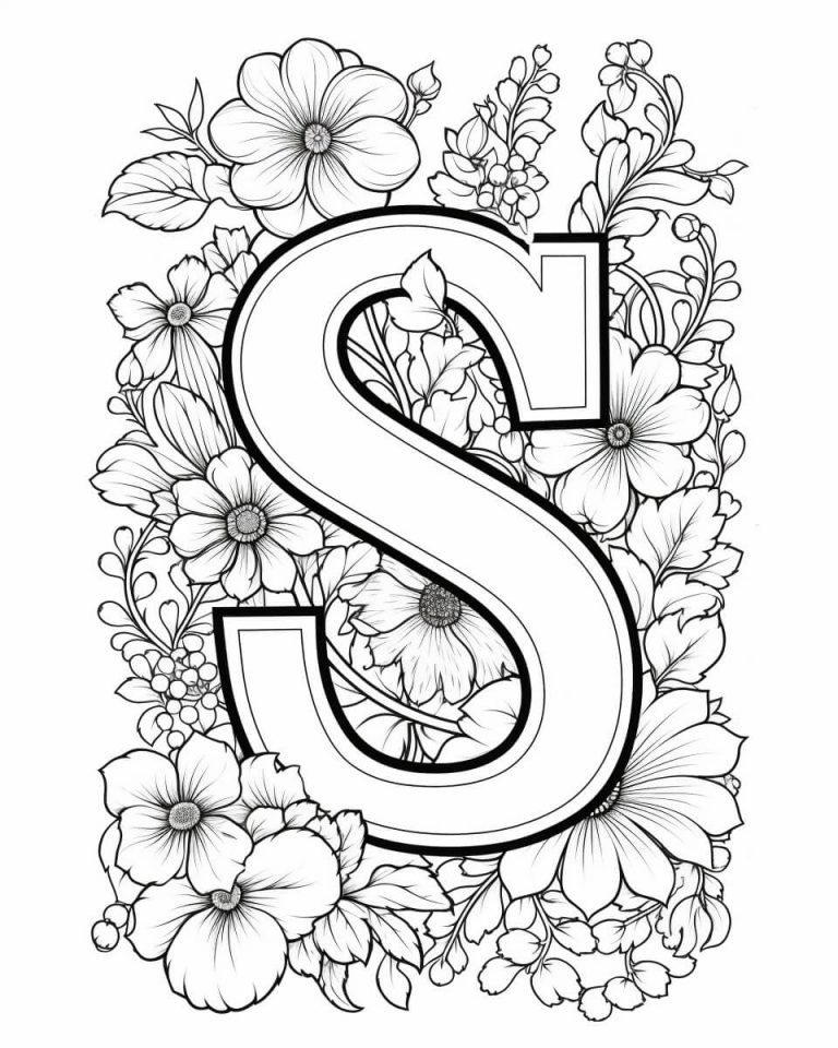 Letter S Coloring Sheet (Free + Printable)