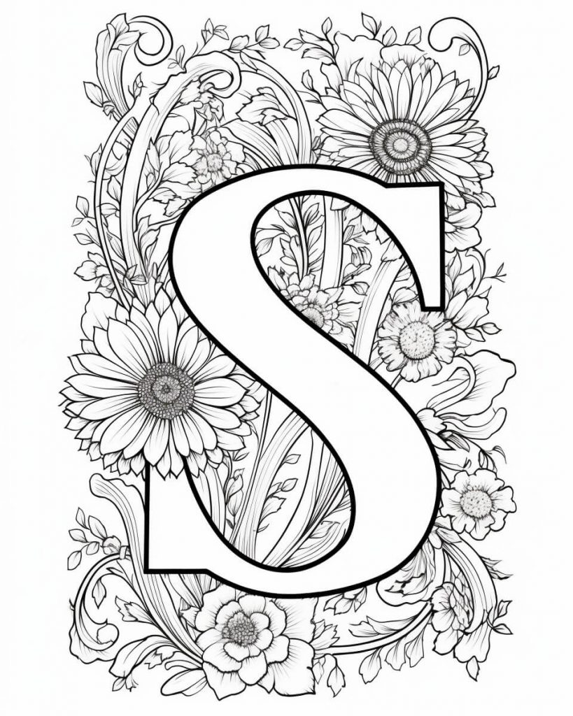 Letter S Coloring Sheet (Free + Printable)