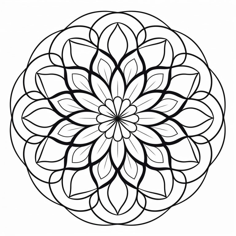 Mandala Coloring Sheets (100% Free & Printable) | Kokoprint.com