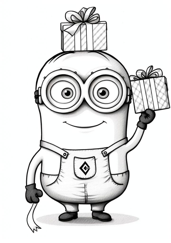 Minions Color Sheet (Free + Printable)