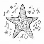 Music Note Colouring Sheet (Free and printable)
