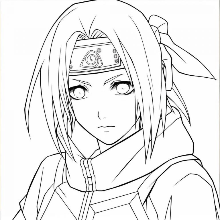 Naruto Color Sheet (Free + Printable)