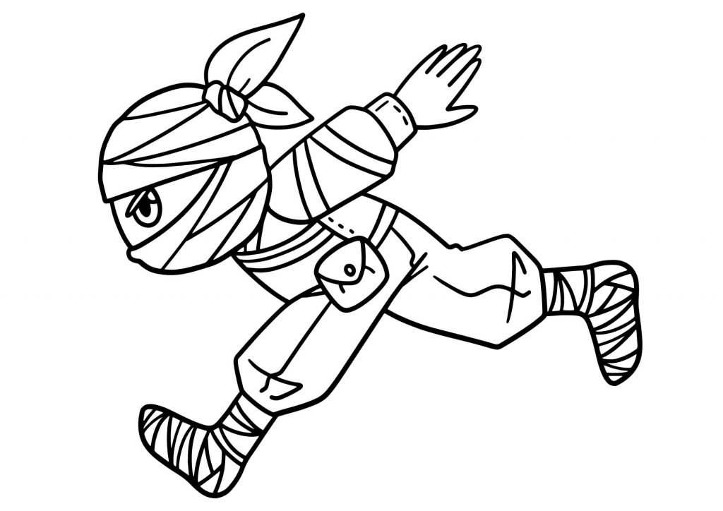 Ninja Color Sheet (Free + Printable)