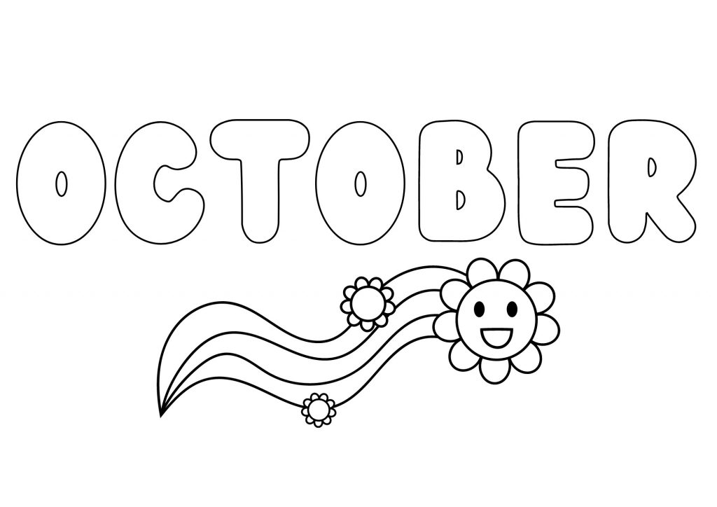 October Color Sheets (Free & Printable)