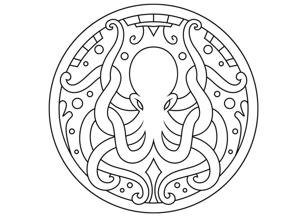 Octopus Color Sheets (Free & Printable)