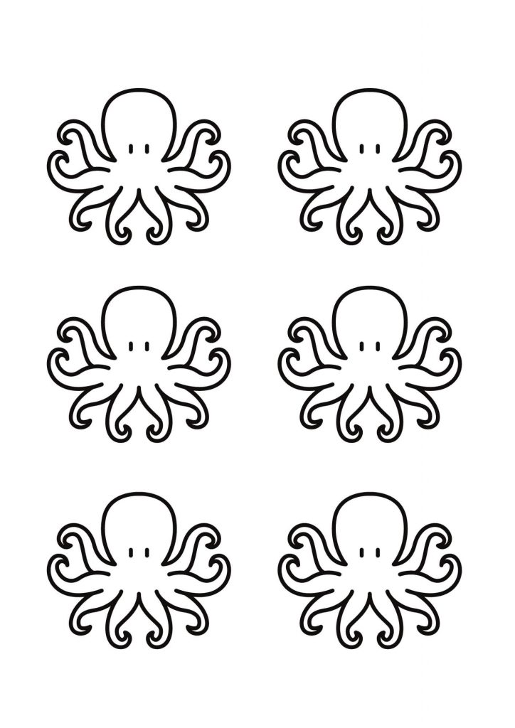 Octopus Color Sheets (Free & Printable)