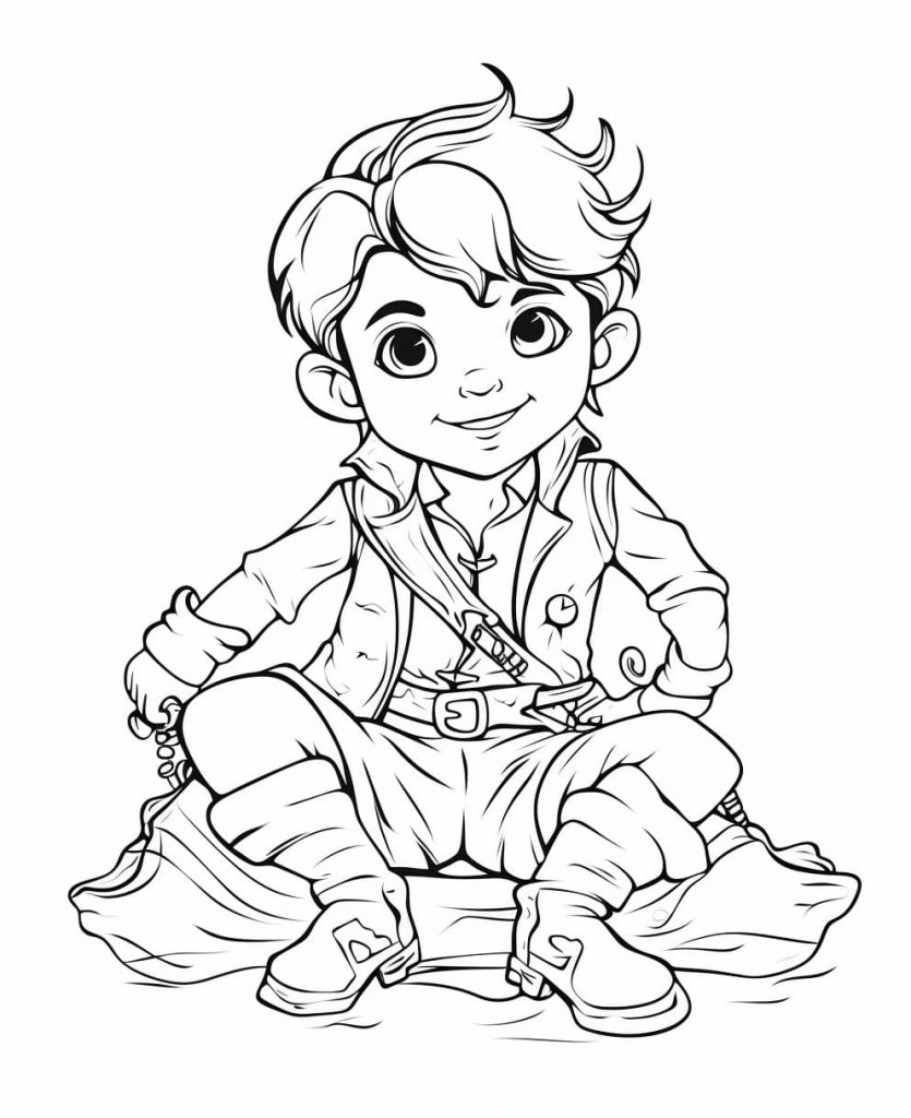 Peter Pan Color Sheets (Free + Printable)