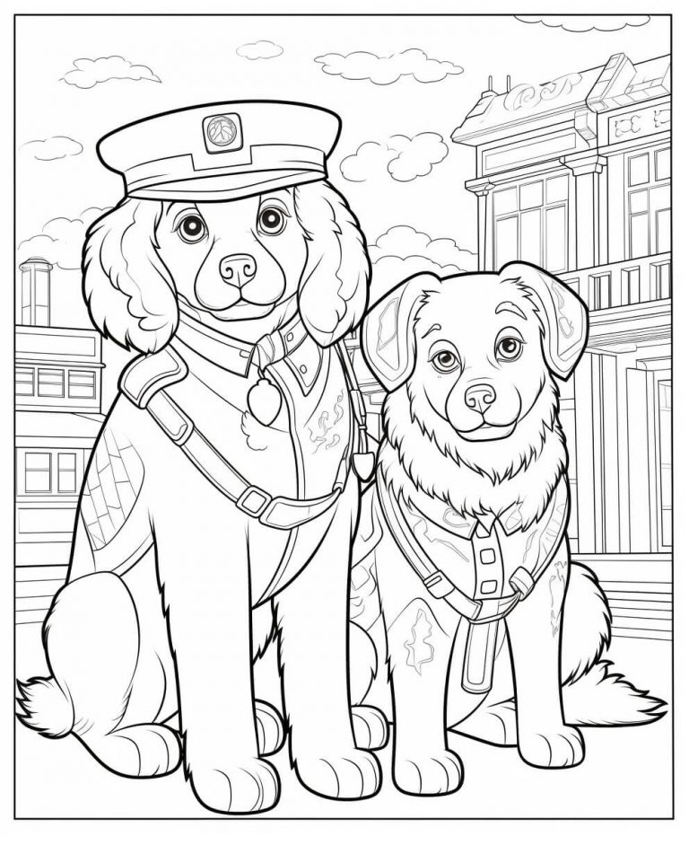 Pets Color Sheets (Free & Printable)