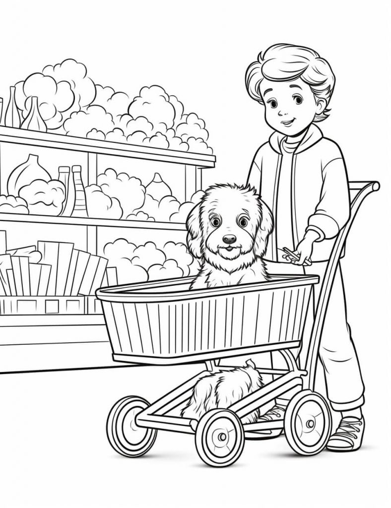 Pets Color Sheets (Free & Printable)