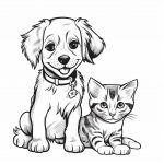 Pets Color Sheets (Free & Printable)