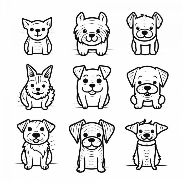 Pets Color Sheets (Free & Printable)