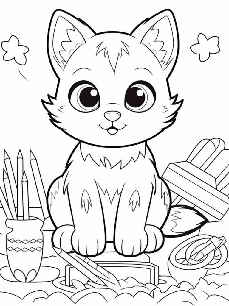 Pets Color Sheets (Free & Printable)